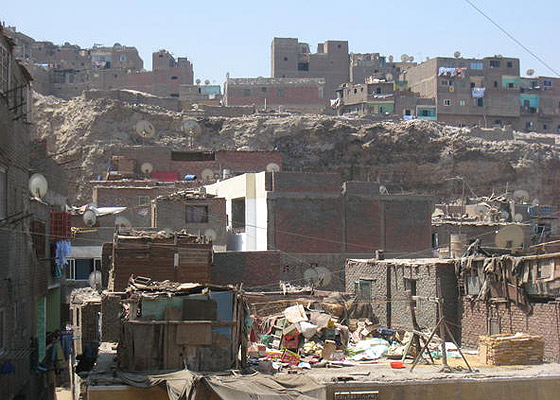 Cairo Slums Slum Dwellings In Cairo Egypt Stock Photo Download Image